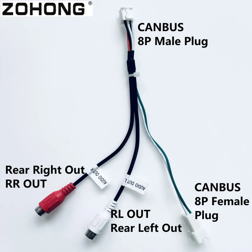 8P-RCA-RR-RL-Audio-Output-CANBUS-Male-Female-Plug-Cable-Android-Car ...
