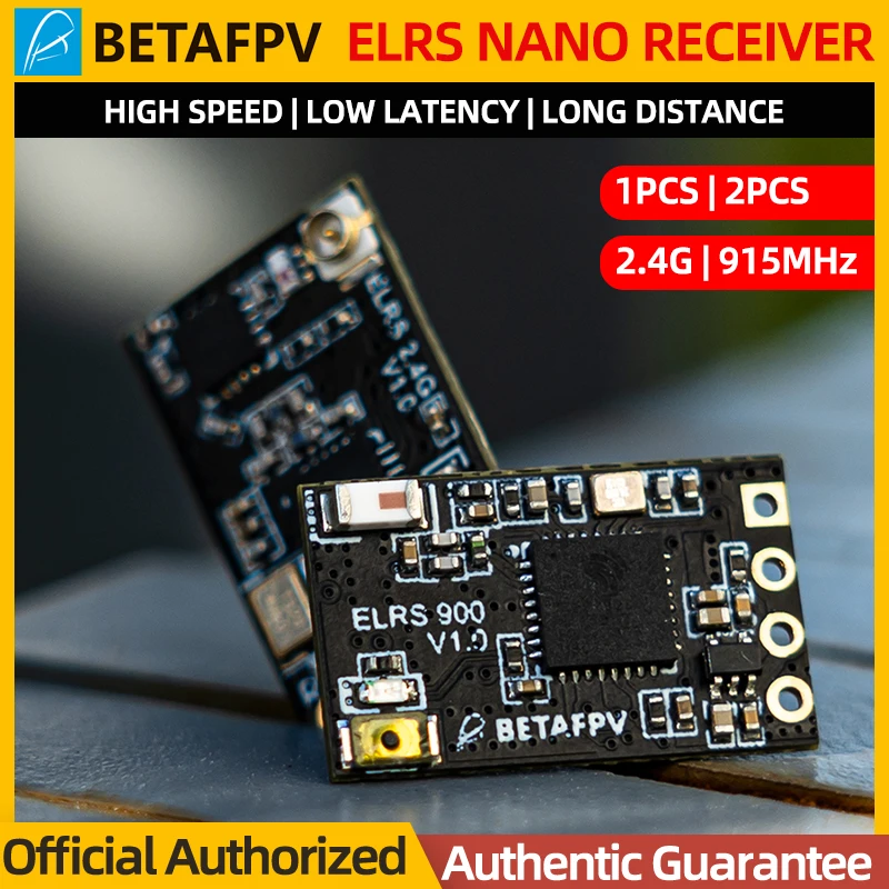 BETAFPV receptor Nano ELRS de 1/2 piezas, RX ExpressLRS, 2,4G/915MHz ...