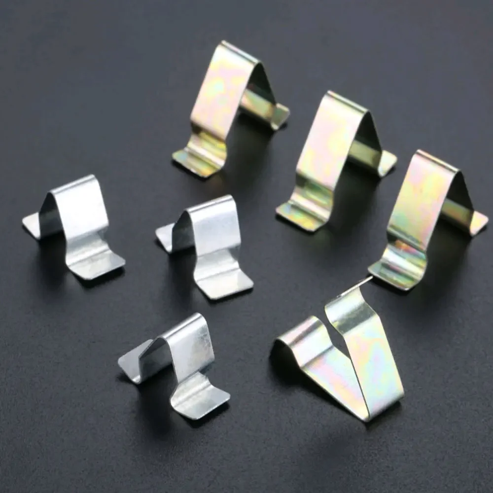 10Pcs-Sliver-Car-Door-Trim-Panel-Lining-Clips-Metal-Interior-Upholstery ...