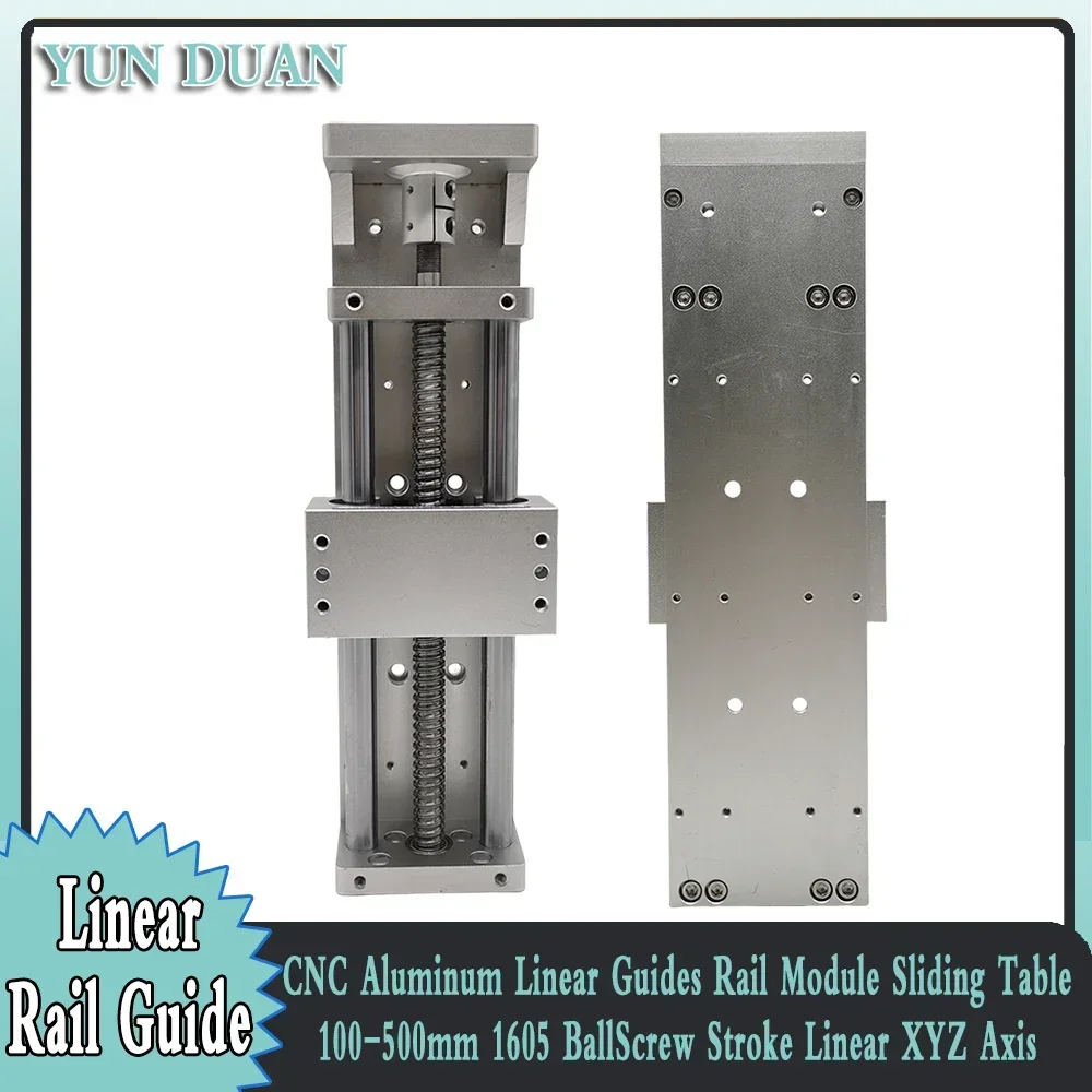 Aluminum-Optical-Axis-Linear-Guides-Rail-Module-Sliding-Table-SFU1605 ...