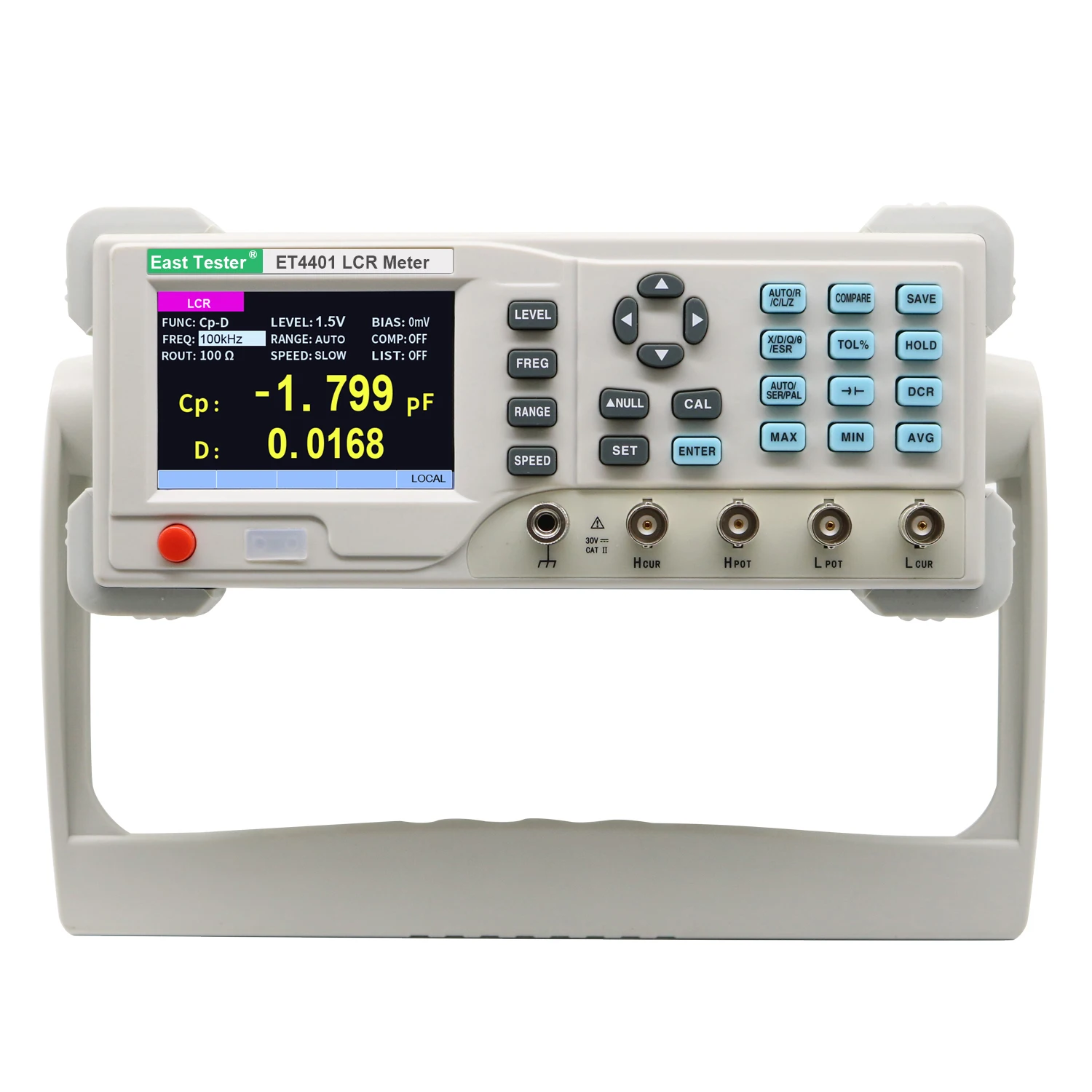 ET44 Series LCR Digital Bridge Desktop LCR Meter Resistance Impedance ...