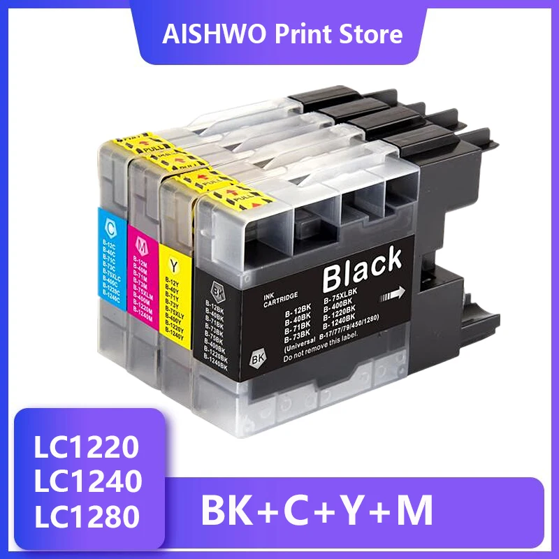 For-Brother-LC1280-LC1240-LC1220-Ink-Cartridge-for-MFC-J280W-J430W ...
