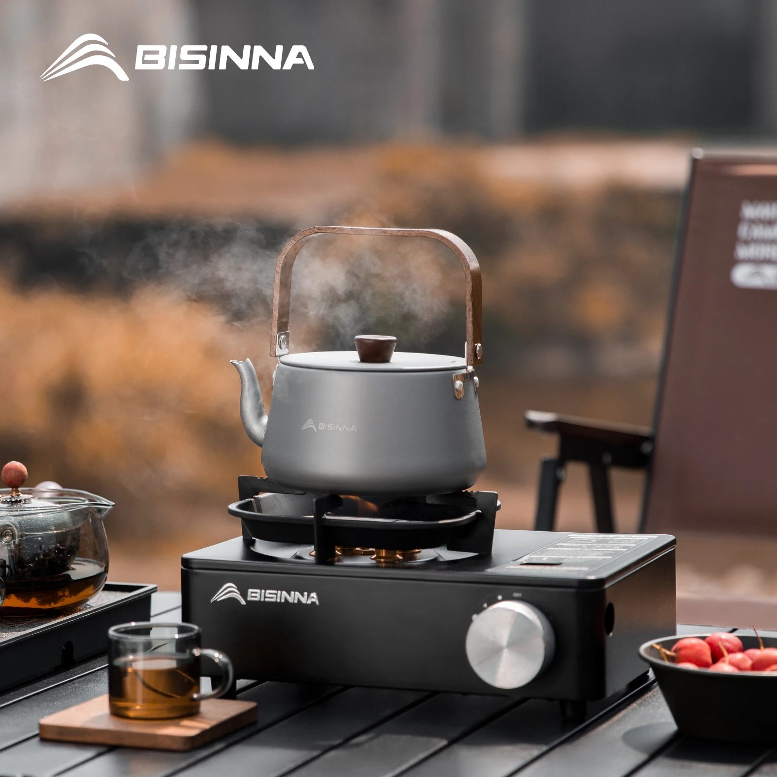 BISINNA-1-1L-Camping-Water-Kettle-Lightweight-Portable-Aluminum-Alloy ...