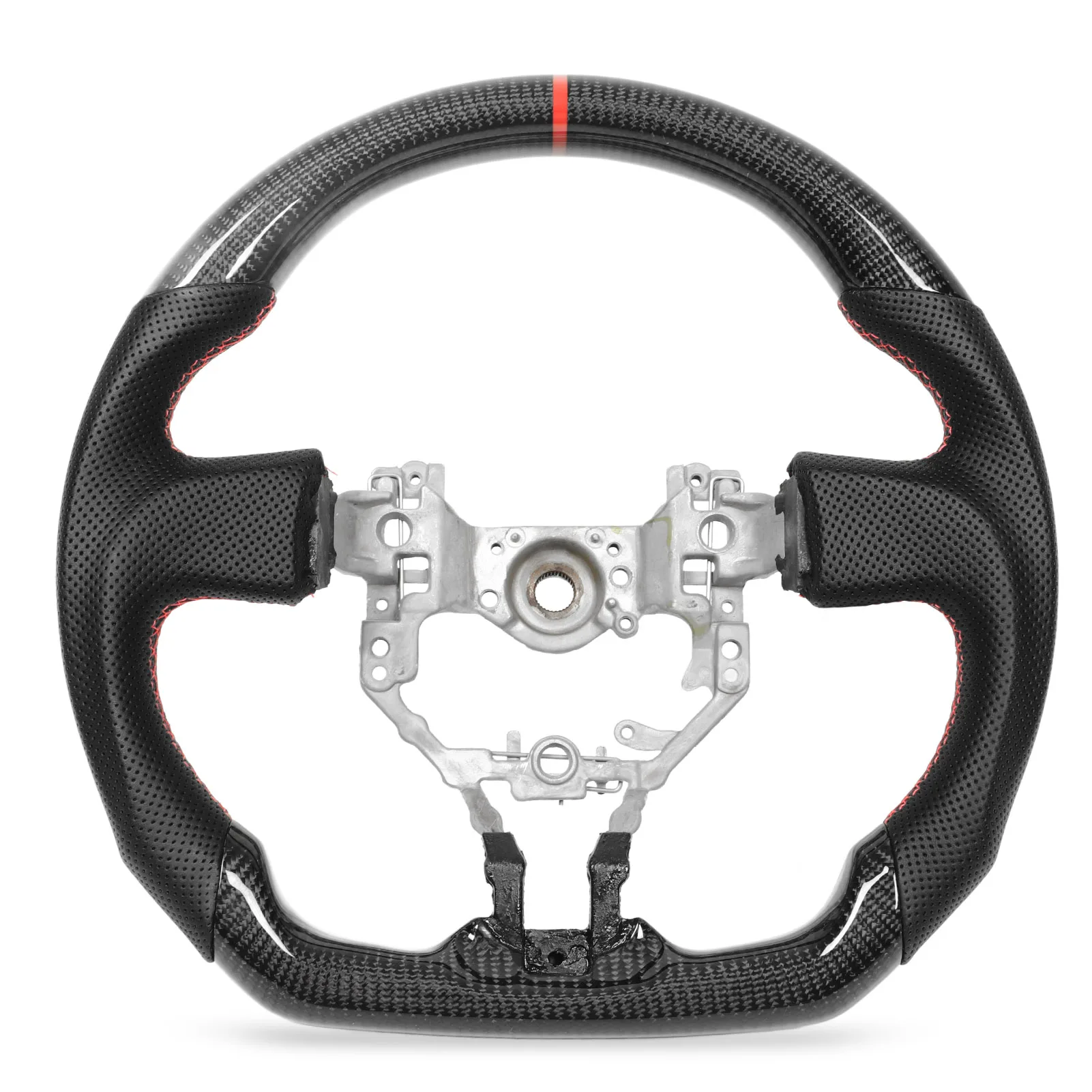 Carbon-Fiber-Steering-Wheel-Perforated-Leather-Steering-Wheel-For ...