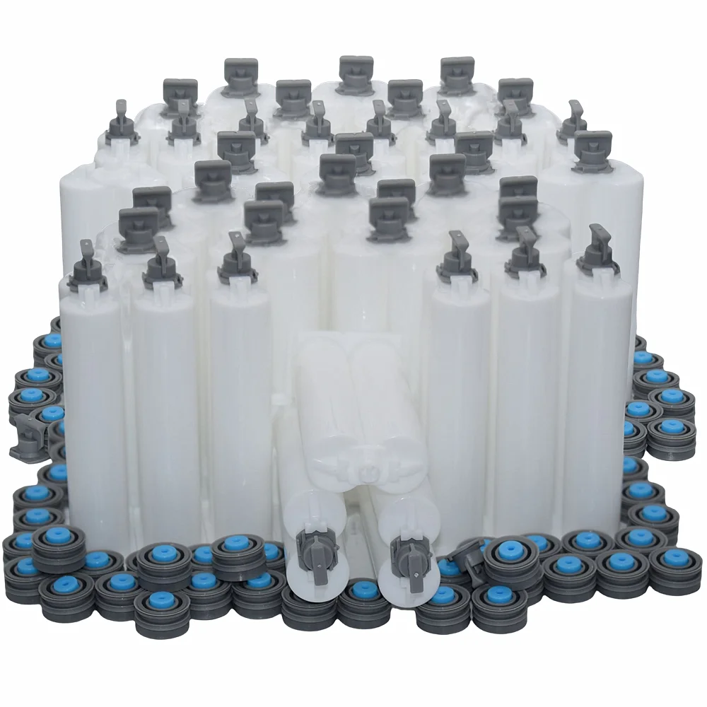 40pcs-50ml-Empty-Cartridges-1-1-Dual-Barrel-Glue-Tube-with-Cap-and ...