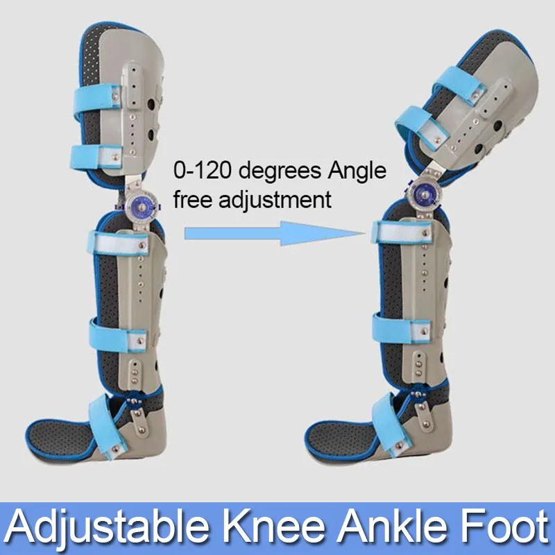 Adjustable-Knee-Ankle-Foot-Orthosis-Support-Lower-Limbs-Brace-Fracture ...