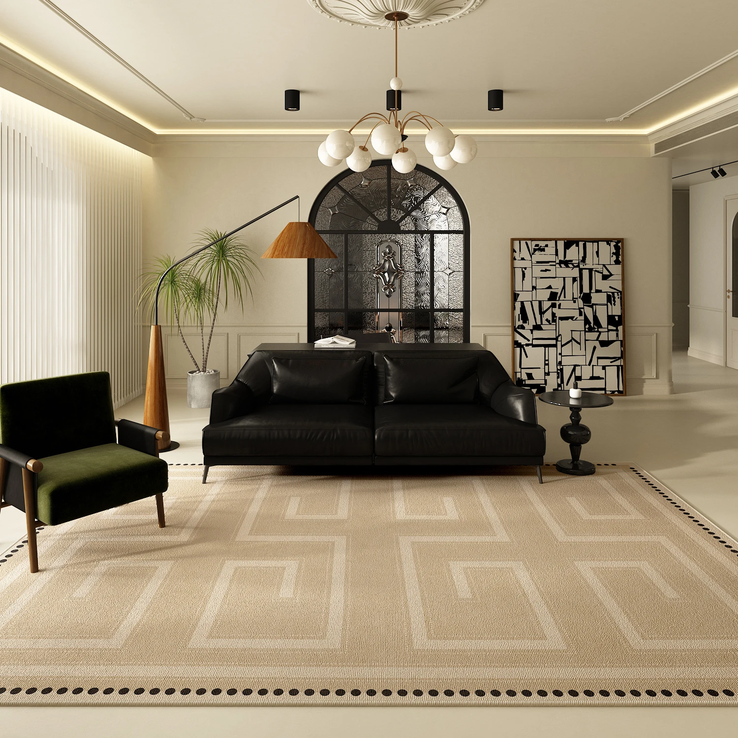 Thick-Cloakroom-Anti-slip-Mat-American-Retro-Carpets-for-Living-Room ...