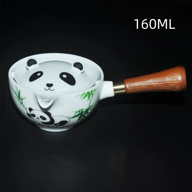 Creative Panda Ceramic Chinese Kung Fu Tea set Travel Tea Set Teaware ...