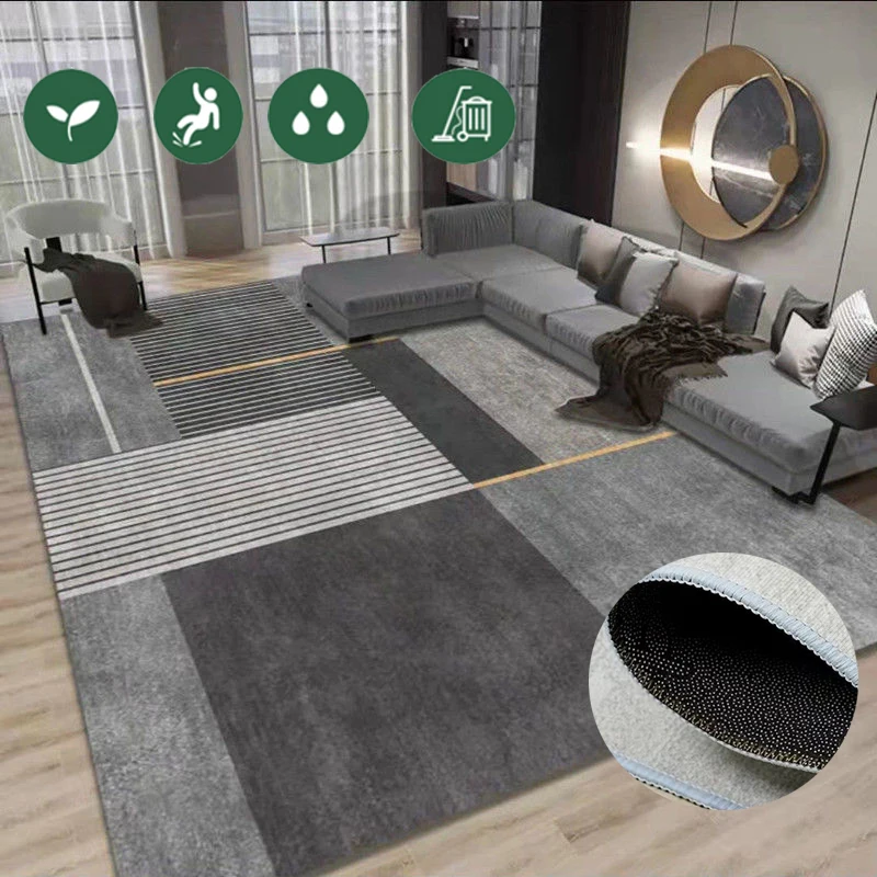 Moderne Nordic Stil Teppich Licht Luxus Wohnzimmer Teppiche ...