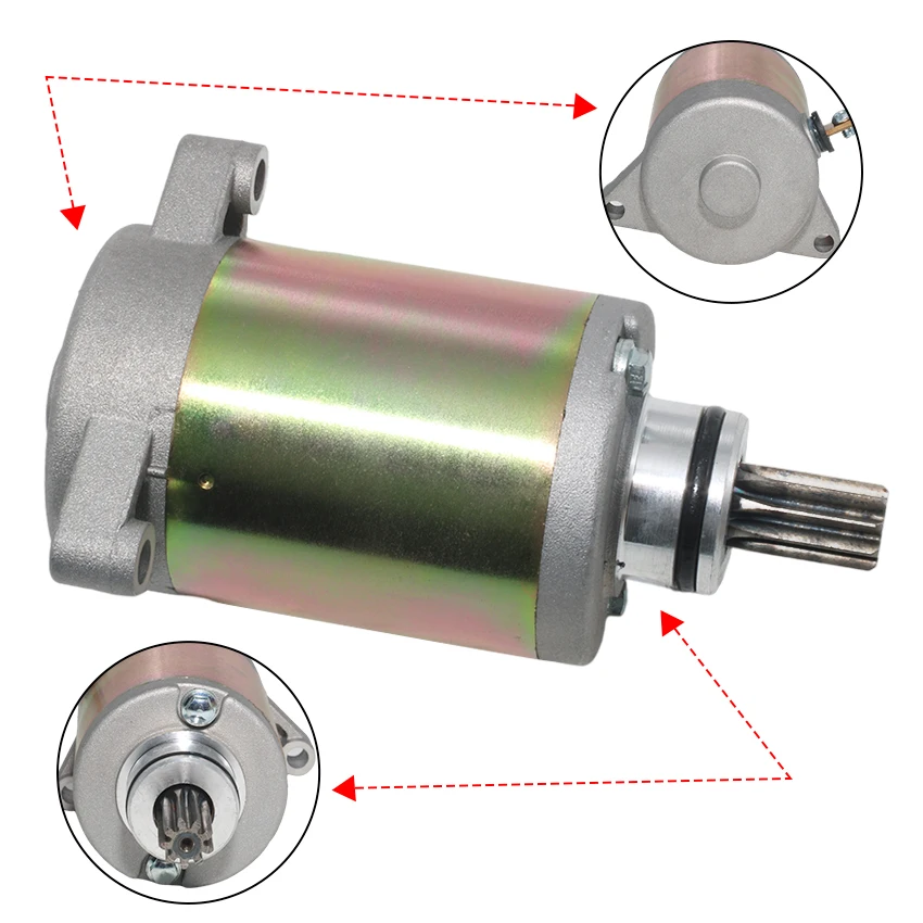 Motorcycle Starter Motor Magneto For Suzuki AN125 VECSTAR (CF42A) AN150 ...