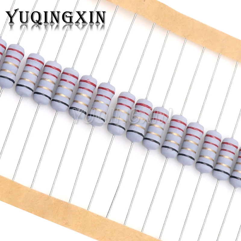 20pcs-1W-5-Wire-Wound-Resistor-Fuse-Winding-Resistance-0-1R-0-33R-1R-2 ...