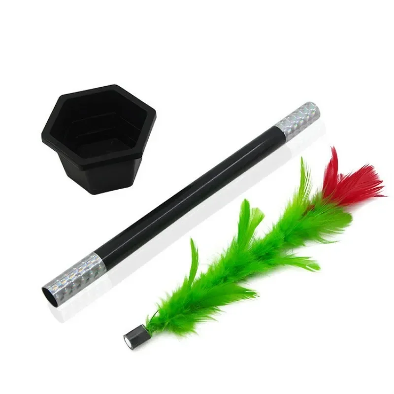 Creative-Magic-Stick-Toy-To-Flower-Set-Easy-Magician-Tricks-Street ...