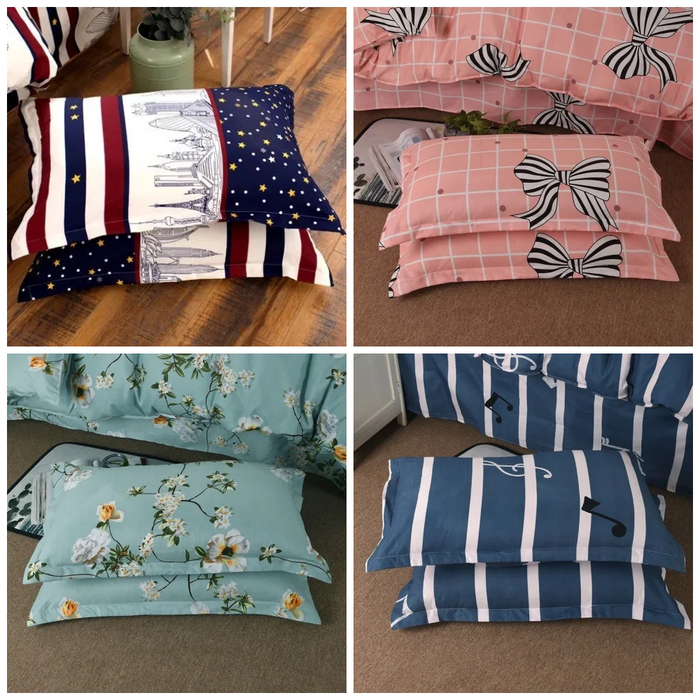 1pc-Pillowcase-Pillow-Case-Adult-One-Pair-Package-Skin-Friendly-Brushed ...