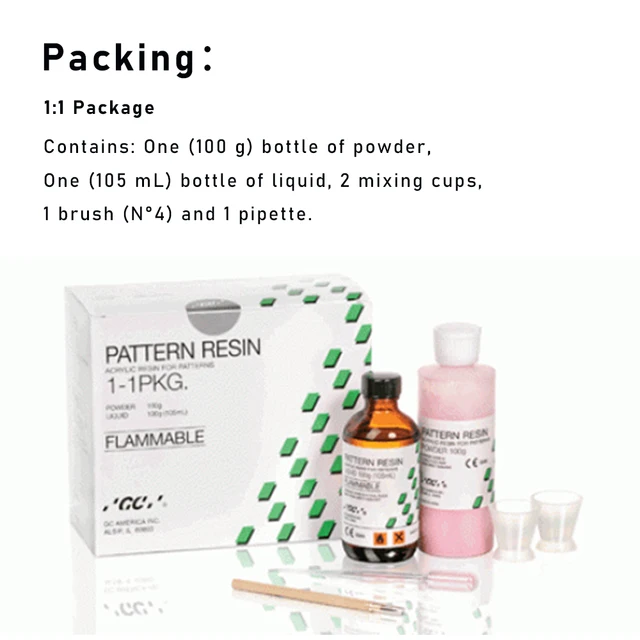 Dental Resin Modeling Kit Acrylic Pattern Resin Ls GC Fuji Duralay Dies ...