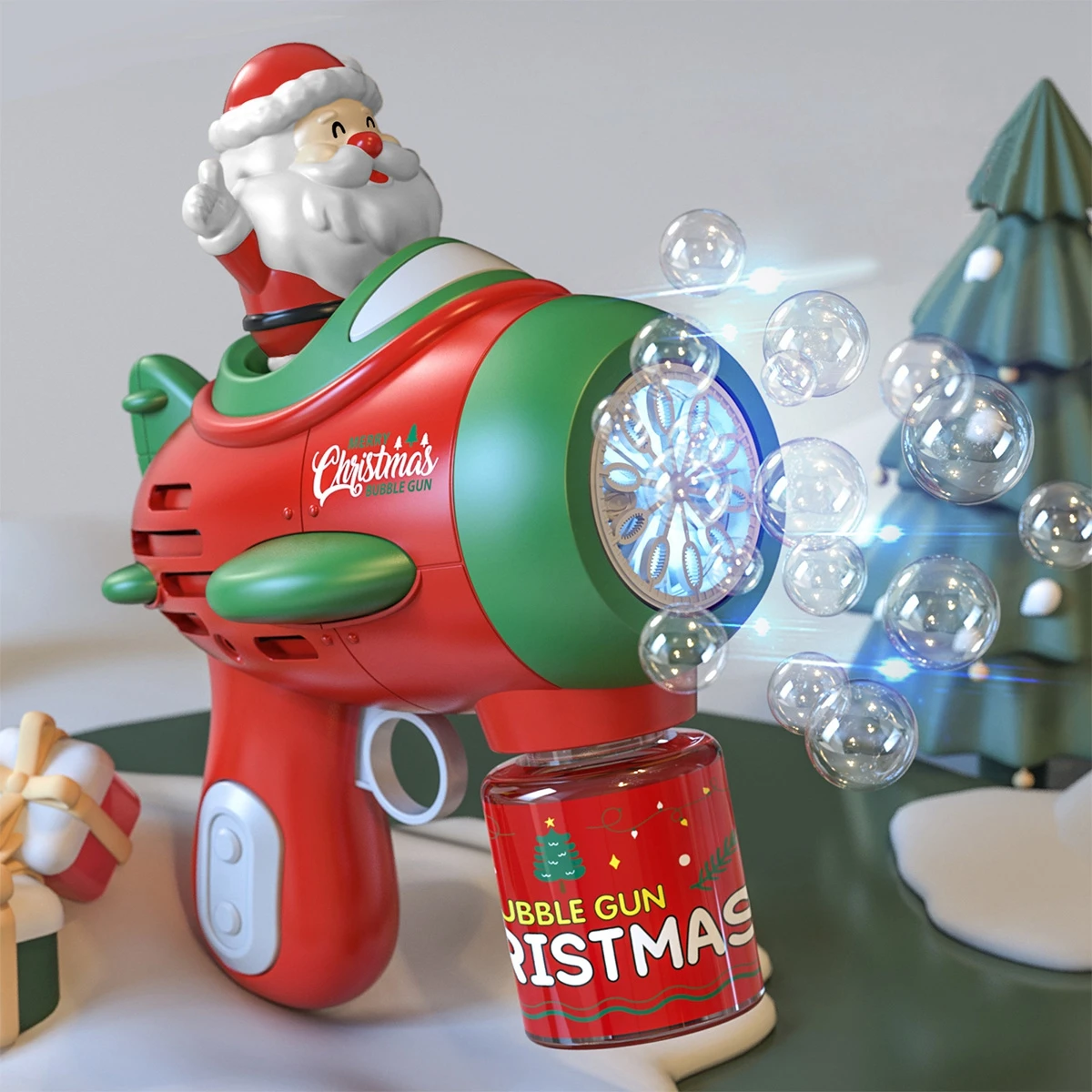 Santa-Claus-Electric-Bubble-Machine-Christmas-Party-Decor-Home-Fully ...