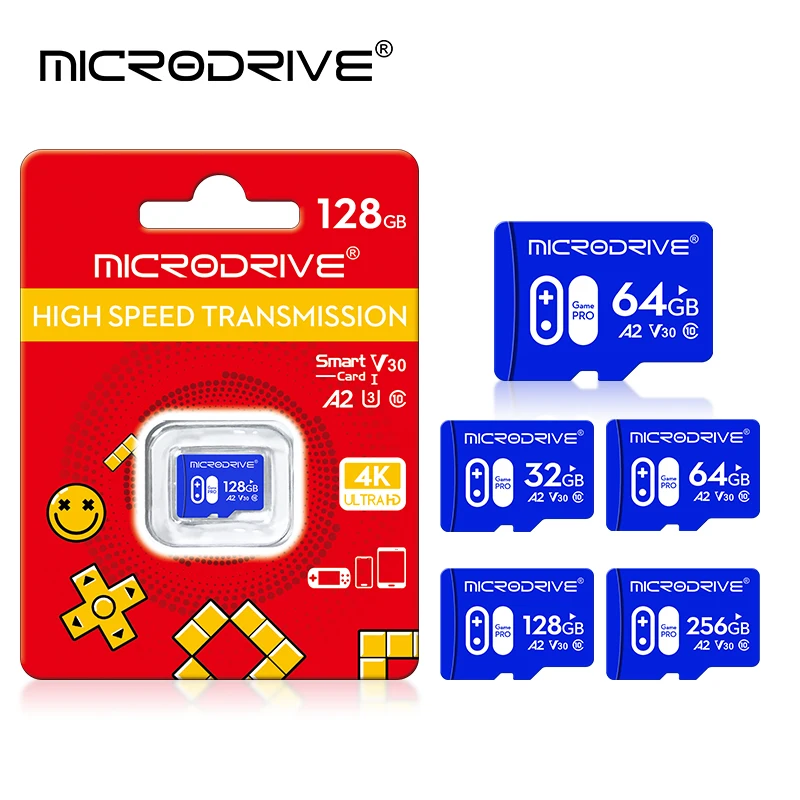 V30-U3-High-Speed-Memory-Card-32GB-64GB-128G-256GB-Flash-UHS-3-Micro ...