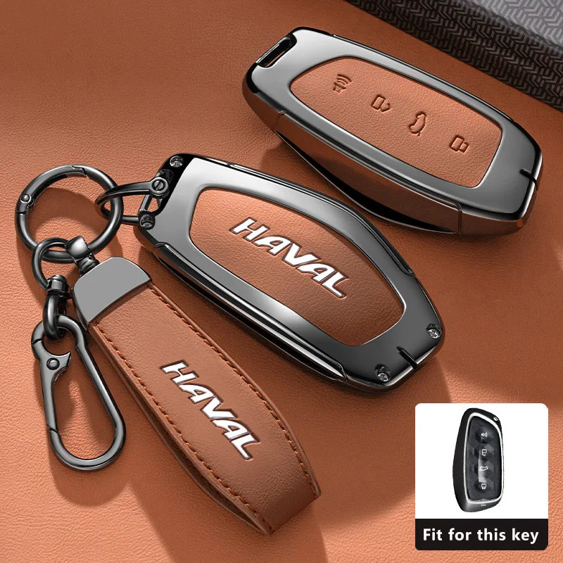 Zinc Alloy Car Key Case for HAVAL DARGO Hover H7 2025 2026 Keychain ...