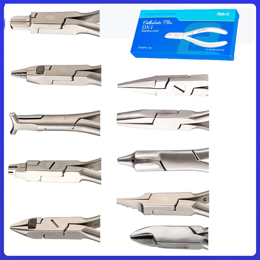 1pc dental Orthodontic Pliers Flat distal end Cutter Ligature Plier ...