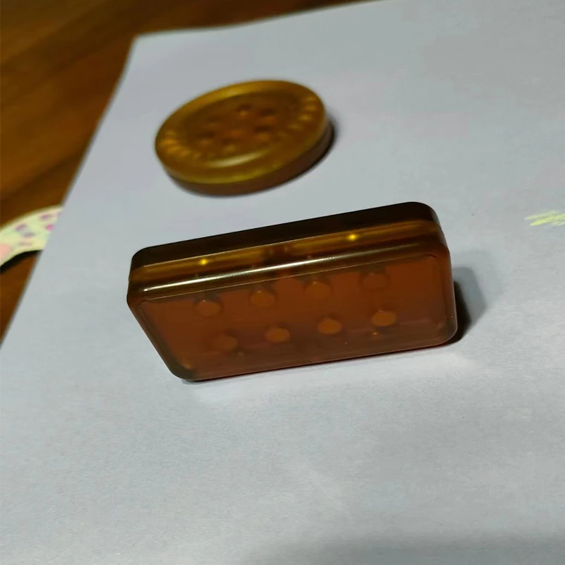 Amber-PEI-Material-Fidget-Slider-Coin-Adult-EDC-Sensory-Toy-Autism-Anti ...