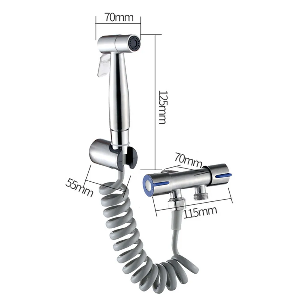 Stainless Steel Handheld Bidet Sprayer Set Sprayer Bidet Faucet