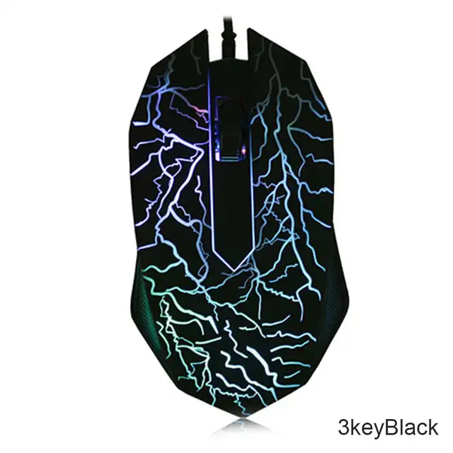 Colorful LED Computer Gaming Mouse Professional Ultra-Precise For Dota ...
