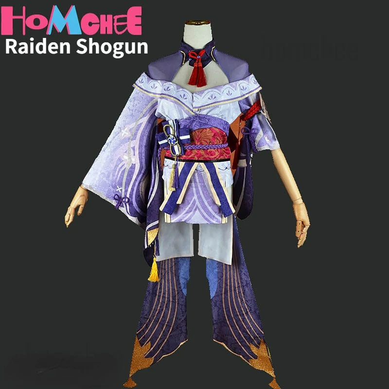 Raiden Shogun Cosplay Anime Game Genshin Impact Costume Outfits Baal ...