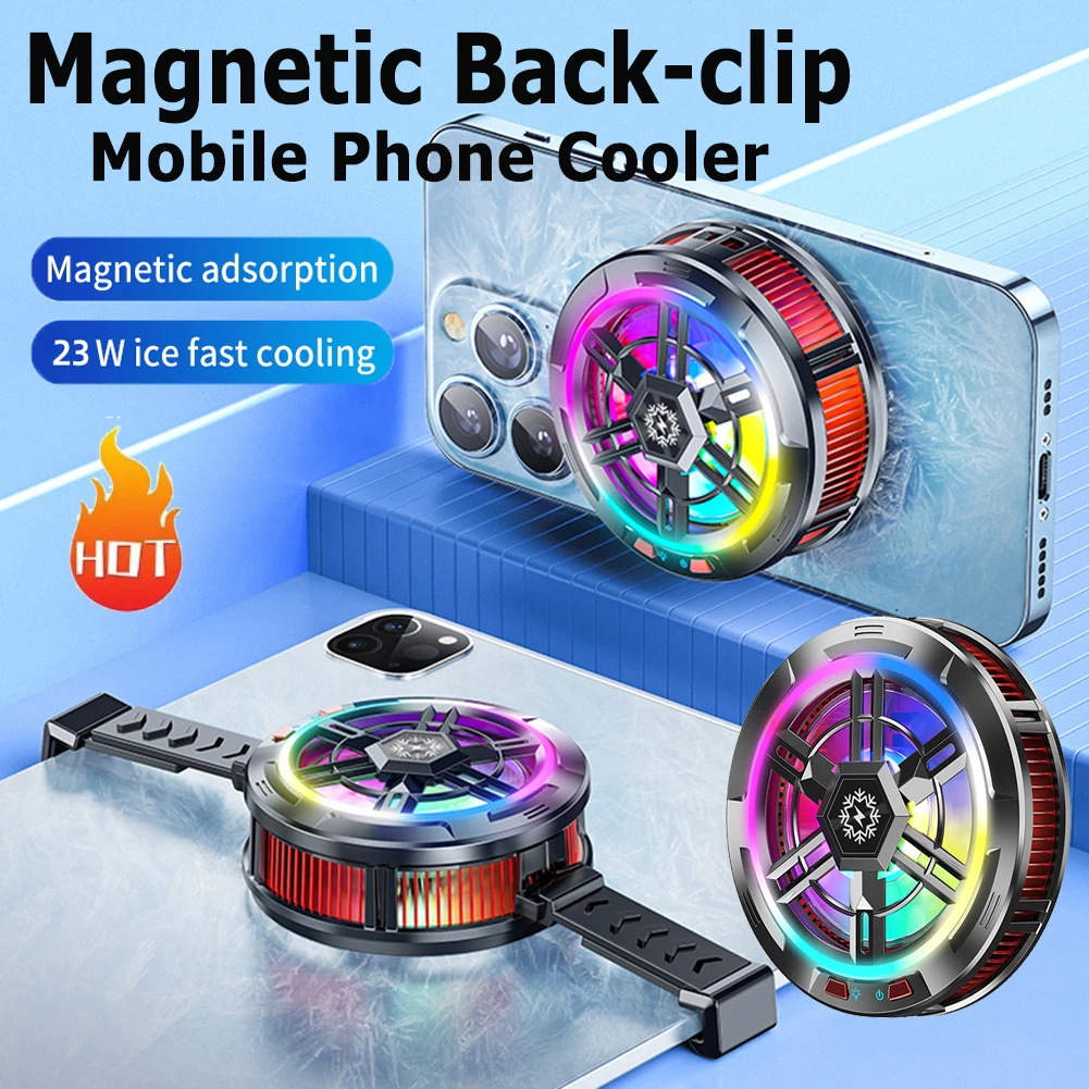Magnetic-Back-clip-Cooling-Fan-23W-Hurricane-Turbofan-Cooler-3-Modes ...