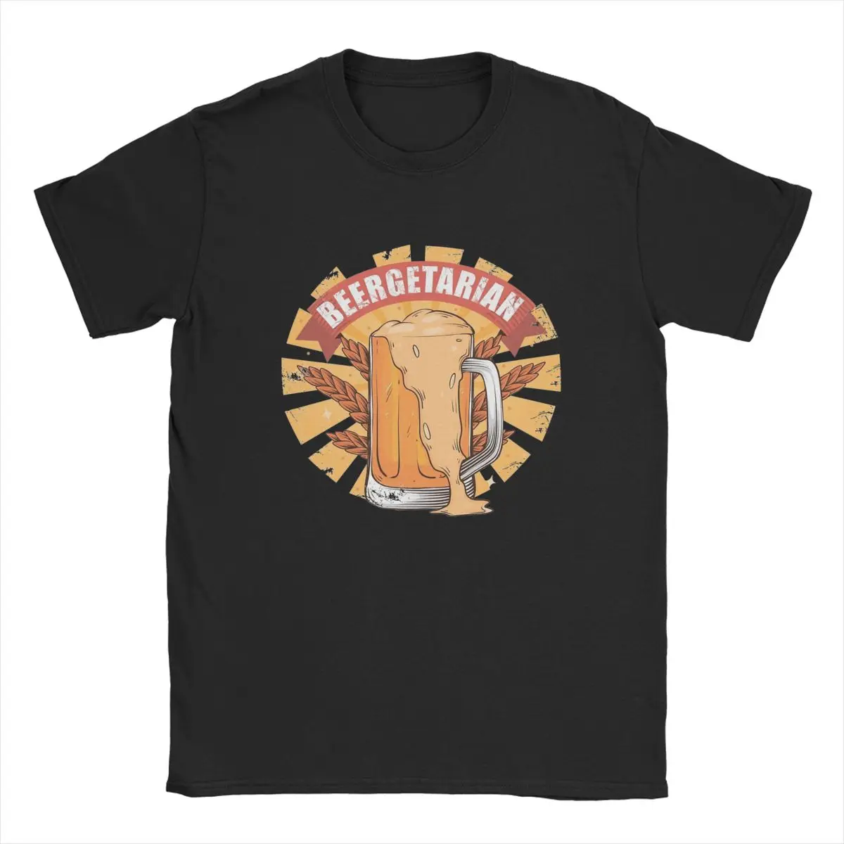 Men-s-Beergetarian-Funny-Craft-Beer-T-Shirts-Drinking-Pure-Cotton-Tops ...