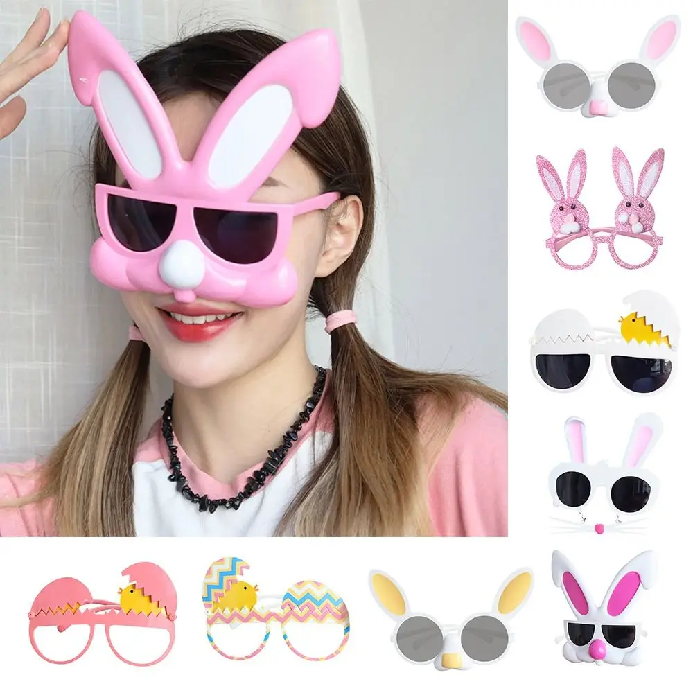 Easter Glasses Rabbit Easter Egg Chick Bunny Glasses Decoration Funny ...