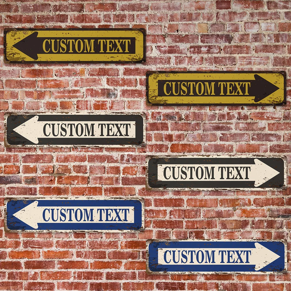 1pc-Personalized-Custom-Metal-Street-Sign-Custom-Your-Text-Sign ...