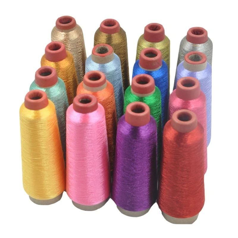 Cross stitch gold and silver thread / computer embroidery sewing thread ...