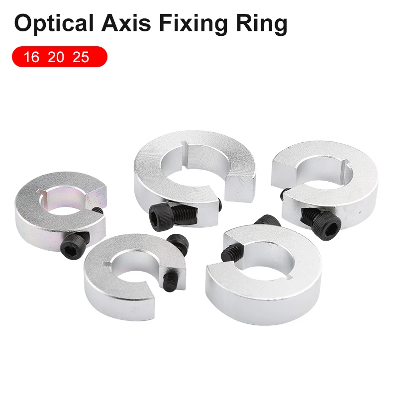 SBR16-20-25mm-Linear-Track-Stop-Ring-Optical-Shaft-Aluminum-Alloy-Limit ...