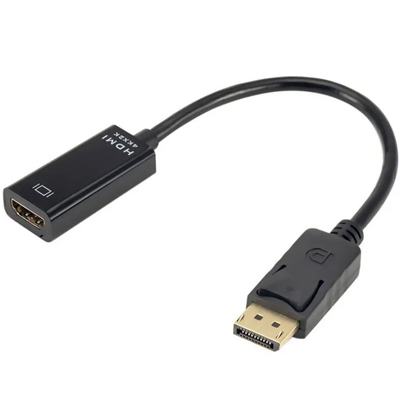 4K DisplayPort to HDMI-compatible Adapter Converter Display Port Male ...