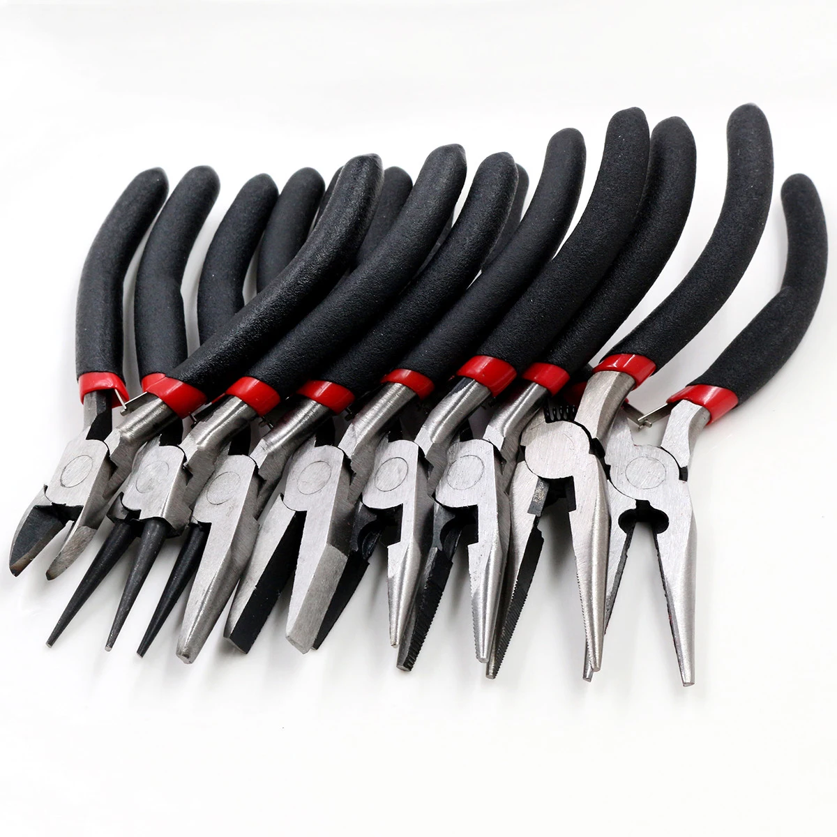 Ferronickel-Carbon-Hardened-Steel-Round-Nose-End-Cutting-Jewelry-Pliers ...