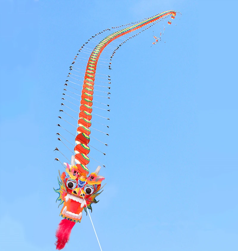Cometa de dragón inflable Weifang, cometas chinas de juguete, cometas ...