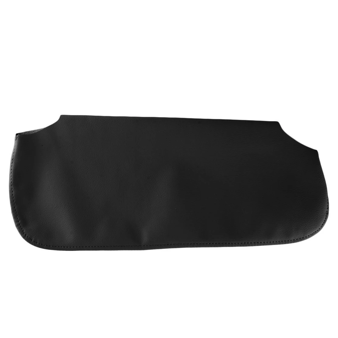 Microfiber-Leather-Black-1-Pair-Front-Left-Right-Sun-Visor-Cover-Trim ...