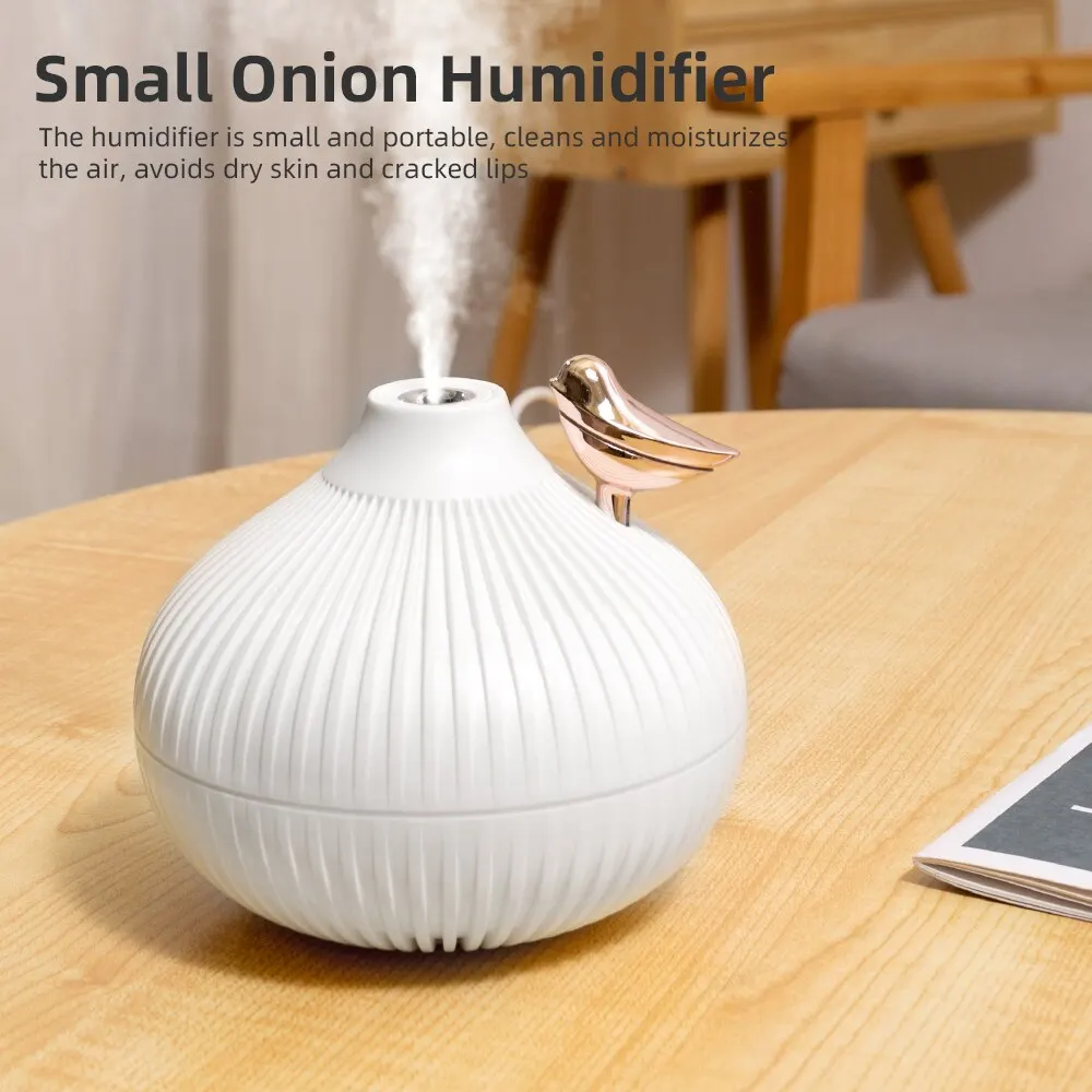 New-Design-300ml-Small-Onion-Air-Humidifier-Aroma-Diffuser-Portable-Led ...