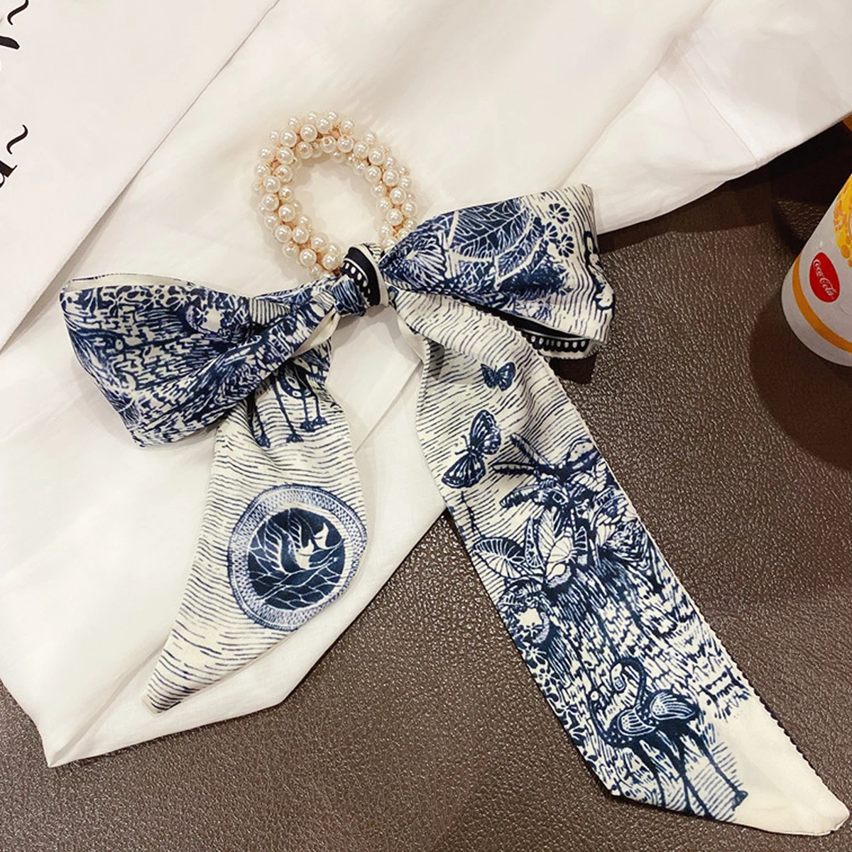 1pcs-Korean-Bow-Ribbon-Idves-Pearl-Head-Rope-Scarf-Win-Waiger-Korean ...