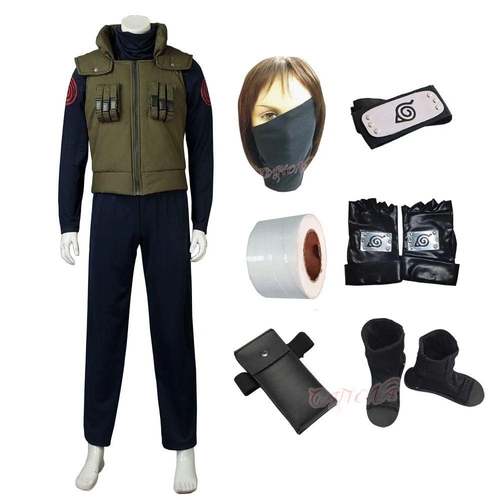 Anime Hatake Kakashi Cosplay costume Halloween Costumes for Kids Men ...