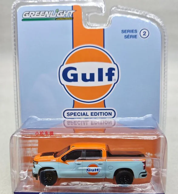 GreenLight 1/64 2023 Silverado 1500 Z71 LT Trail gulf Collector Edition ...