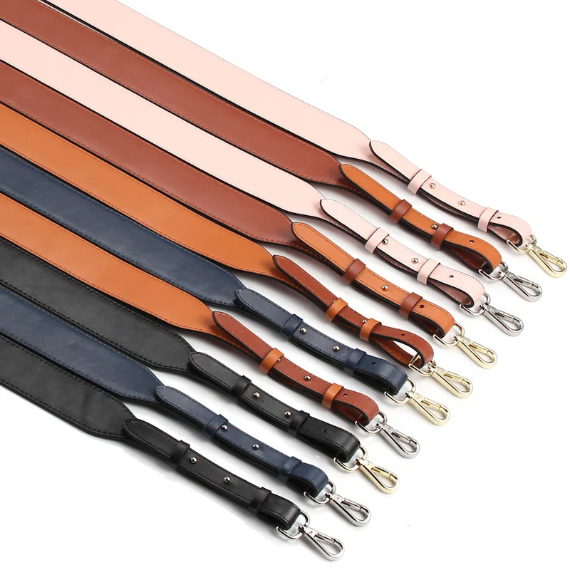 High-quality-Leather-Wide-Bag-Cross-Pattern-Double-sided-Adjustable-One ...