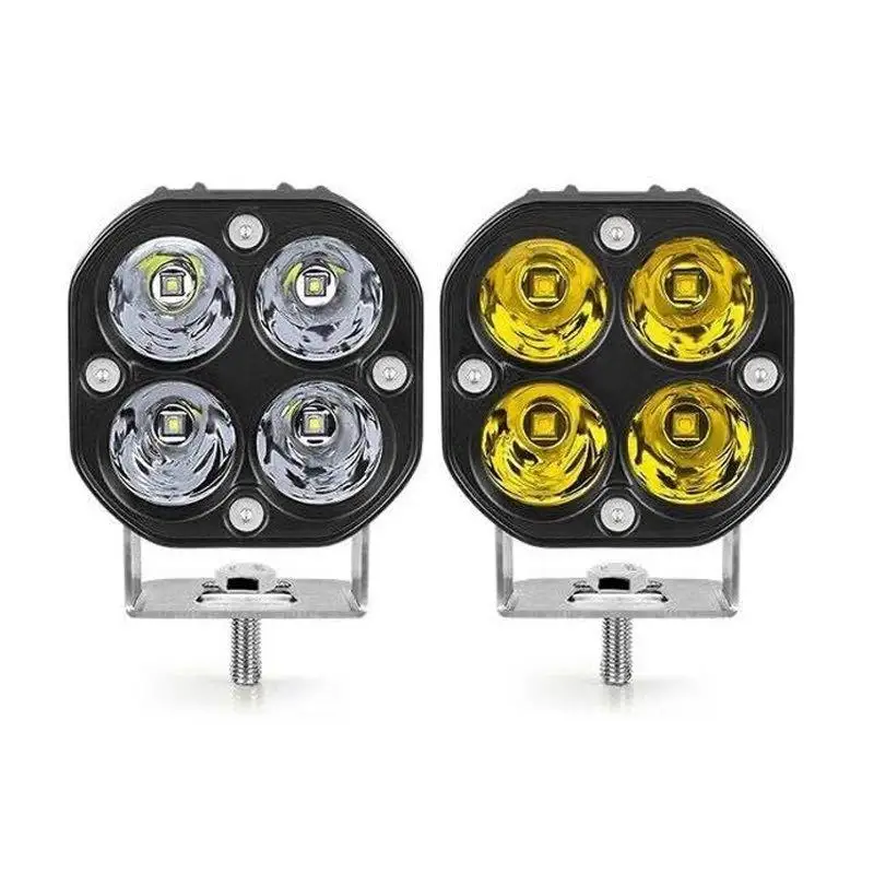 Led Work Light Car 3 Inch Spotlight 40w Square Atv Offroad Motorcycle ...
