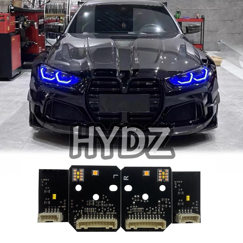 Blue-DRL-LED-Boards-63119851048-Turn-Signal-Light-Module-Angle-Eye-For ...