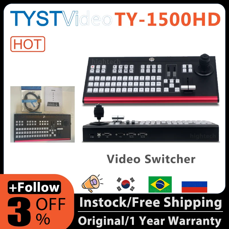 TYST TY-1500HD New Director switcher Control panel 4K Virtual Studio ...