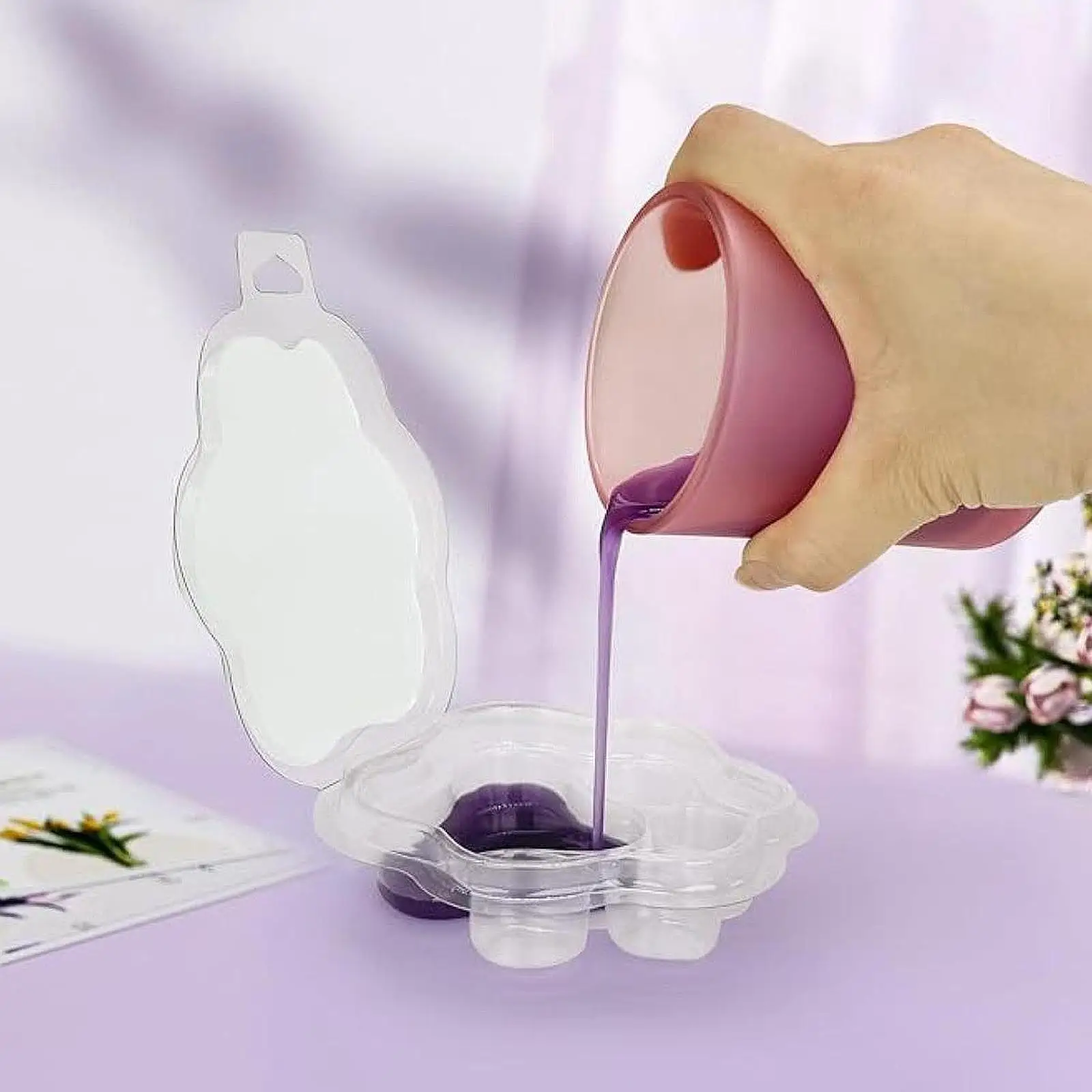 10Pcs-Wax-Melt-Models-Candle-Making-Cat-Claw-Shaped-DIY-Candles-Melt ...