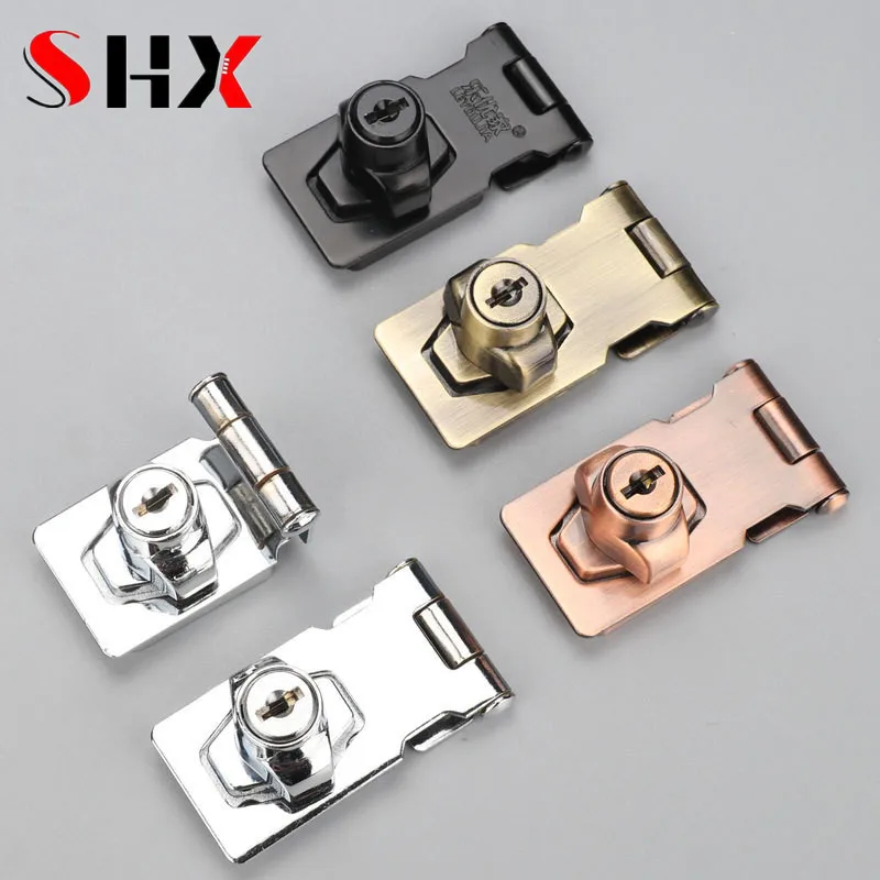 Punch-free With Lock Drawer Locks Letter Box Locker Double Door Cabinet ...