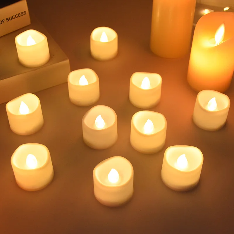 6-12Pcs-Flickering-Flameless-Candle-Fake-Electric-LED-Candles-Tea ...