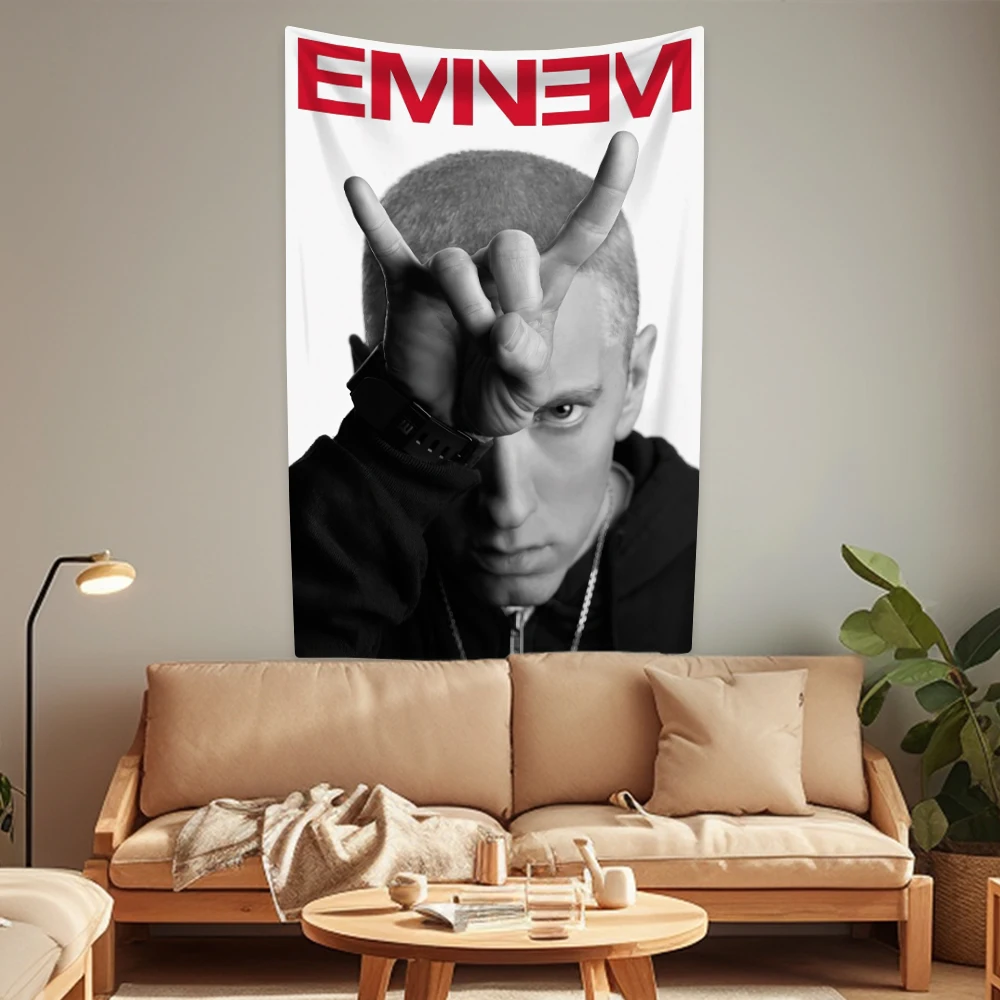 King-Of-Hip-Hop-Eminems-Tapestry-Rapper-Singer-Slim-Shady-Home-Decor ...