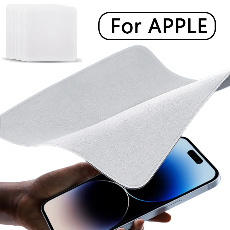 Polishing Cloth for Apple IPhone 14 13 Pro Soft Double Layer Fabric ...