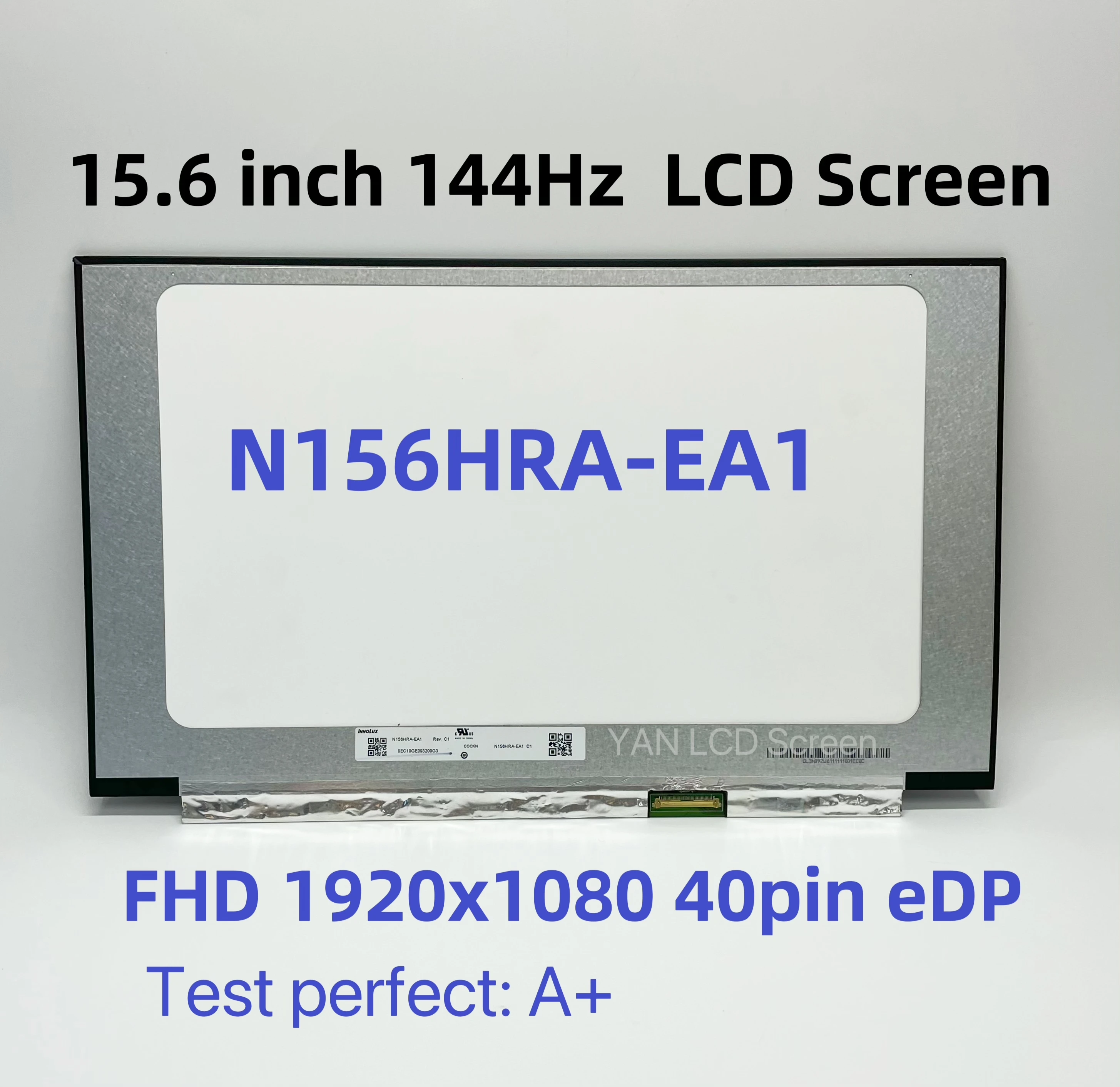 15.6" IPS 144Hz Laptop LCD Screen N156HRA-EA1 LM156LF2F01 LM156LF2F03 ...